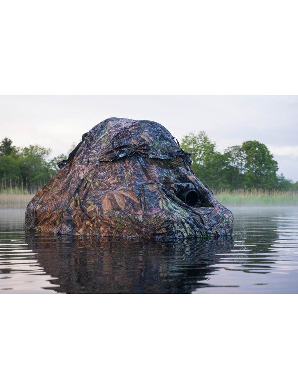 FLOATING HIDE WITH TRAGOPAN TENT